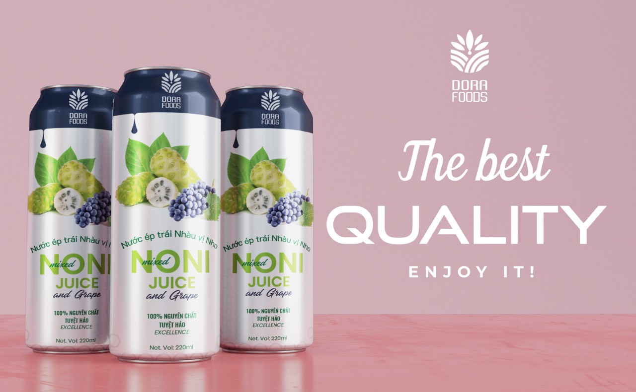 Noni Juice And Grape Juice Mixed - Dorafoods - 330ml